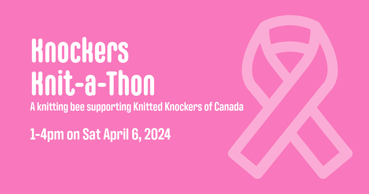 Knockers Knit-a-Thon – Needles in the Hay