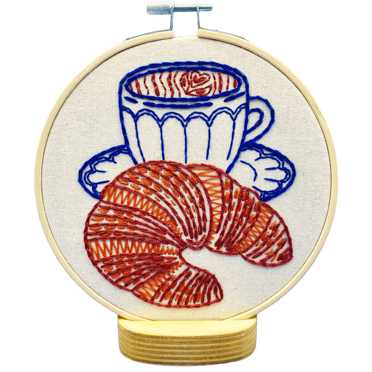Croissant Complete Embroidery Kit – Needles in the Hay