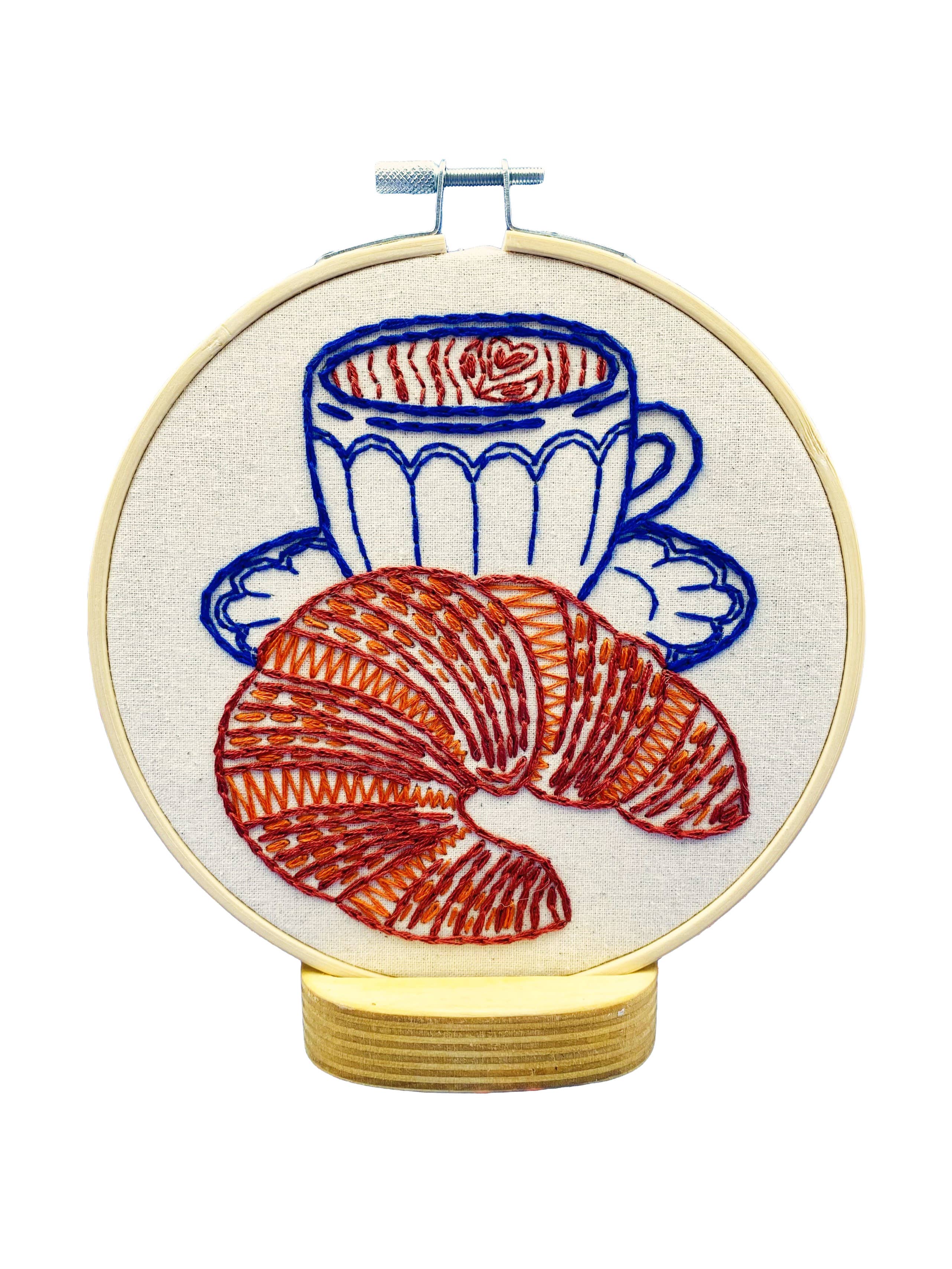 Croissant Complete Embroidery Kit – Needles in the Hay